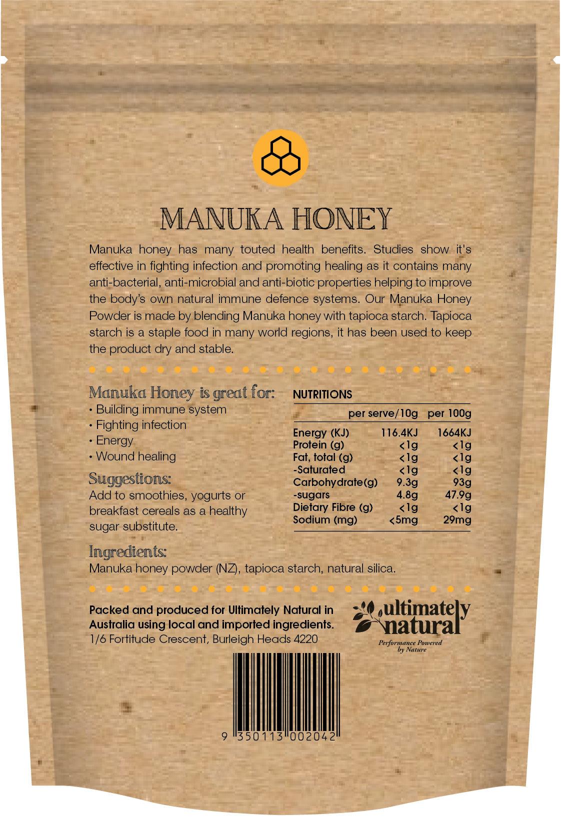Manuka Honey Powder 1kg | Ultimately Natural